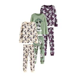 next Schlafanzug Jungen Gr&ouml;&szlig;e 80 sand / hellgr&uuml;n / aubergine