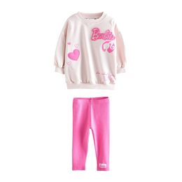 Next Set 'Barbie' girl Pink, White size 6-9 mths