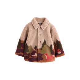 next Fleece Jacket boy Beige size 4-5 yrs