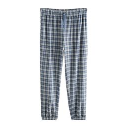 next Pyjamahose 'Motion Flex' Herren Gr&ouml;&szlig;e M taubenblau / hellgrau / schwarz