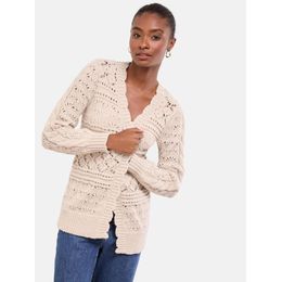 Lipsy Knit Cardigan female Beige size 8