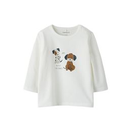 name it Shirt 'NBMTOKAN' Gr&ouml;&szlig;e 80 navy / braun / wei&szlig;