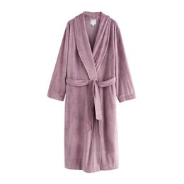 next Long Bathrobe female Purple size XXL