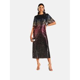 love & roses Kleid Damen Gr&ouml;&szlig;e 40 marine / weinrot / schwarz