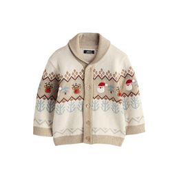 next Knit Cardigan boy Beige size 6-9 mths