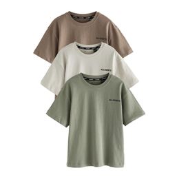 smALLSAINTS T-Shirt Jungen Gr&ouml;&szlig;e 164 ecru / braun / oliv