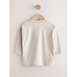 next Shirt Jungen Gr&ouml;&szlig;e 86 beige / dunkelbraun