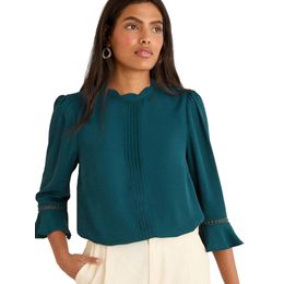 love & roses Bluse Damen Gr&ouml;&szlig;e L cyanblau