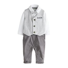 Baker by Ted Baker Overall Jungen Gr&ouml;&szlig;e 68 grau / dunkelgrau / schwarz / wei&szlig;