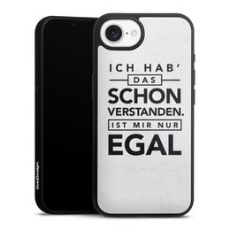 DeinDesign iPhone 16e Handy Gallery Case Handyh&uuml;lle 9H Geh&auml;rtetes Glas R&uuml;ckseite H&uuml;lle Spruch Sayings Statement Gallery Case