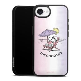 DeinDesign iPhone 16e Handy Gallery Case Handyh&uuml;lle 9H Geh&auml;rtetes Glas R&uuml;ckseite H&uuml;lle Snoopy Official Licensed Product Peanuts Gallery Case
