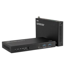 Lindy 39365 100m Cat.6A 2 Host USB 3.2 Gen 1 & HDMI 4K60 HDBaseT Extender - Verl&auml;ngert USB- und AV-Signale