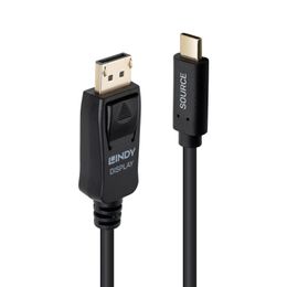 Lindy 43500 1m USB Typ C an DisplayPort 4K60 Adapterkabel mit HDR