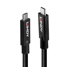 Lindy 43411 8m Aktives USB 3.2 Gen 2 C/C Kabel - 8m USB 3.2 Gen 2 Verlängerung für Daten & Video