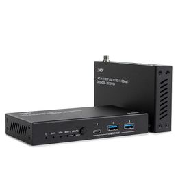 Lindy 43421 100m Cat.6A 2 Host USB 3.2 Gen 1 HDBaseT Extender - HDBaseT USB3-zertifiziert