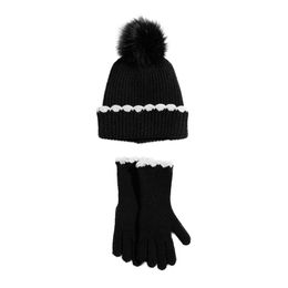 Love & Roses Beanie female Black size One Size