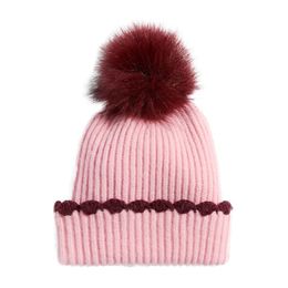 Love & Roses Beanie female Pink size One Size