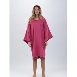Pacifique Sud Athletic Robe 'Poncho Surf' female Pink size M