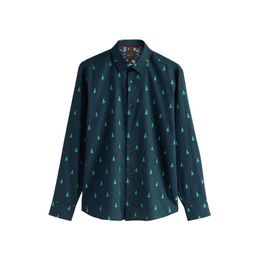 next Button Up Shirt male Green size 3XL
