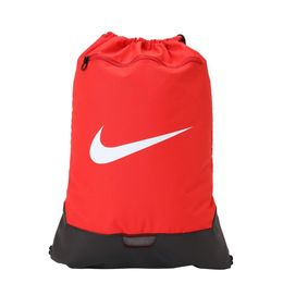 Nike Sportturnbeutel 'Brasilia 9.5' Herren Größe One Size rot / schwarz / weiß