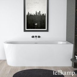 Tellkamp Pio Eck-Badewanne mit Verkleidung, 0100-055-00-R-AUF/CRWM,