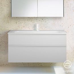 Burgbad Fiumo Schrank mit Waschtisch, 2 Ausz&uuml;ge, SFXL122F3956C0001G0223,