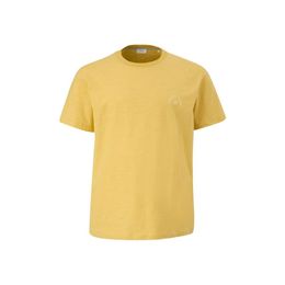 s.Oliver Men Big Sizes Shirt male Yellow size 3XL