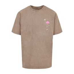 Merchcode Shirt 'Flamingo' male Brown size M