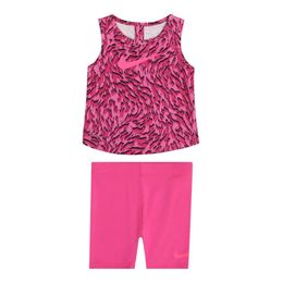 Nike Sportswear Set M&auml;dchen Gr&ouml;&szlig;e 86 dunkelpink / schwarz