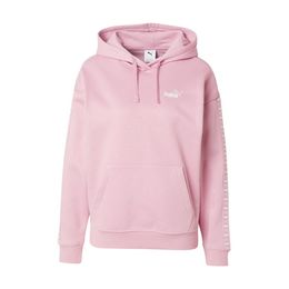 Puma Sportsweatshirt 'ESS' Damen Gr&ouml;&szlig;e M rosa / wei&szlig;