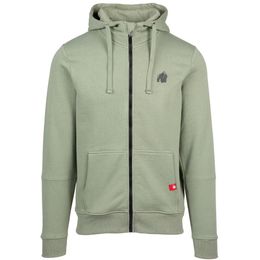 Gorilla Wear Zip-Up Hoodie 'Leon' male Green size 2XL