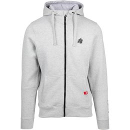 Gorilla Wear Sweatjacke 'Leon' Herren Gr&ouml;&szlig;e XL grau