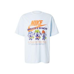 Nike Sportswear T-Shirt 'M90' Herren Größe XL indigo / azur / orange