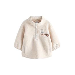 next Fleece Jacket girl Beige size 12-18 mths