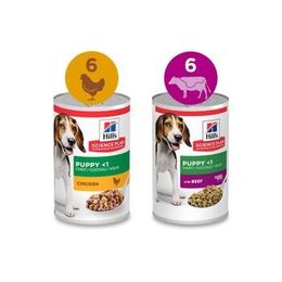 Hill's Hill's Science Plan Nassfutter Hund Welpe Huhn und Rind 12x370 g