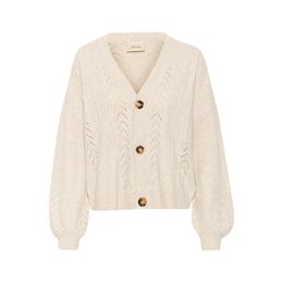 Cream Strickjacke 'CR Holiday' Damen Gr&ouml;&szlig;e S/M beige