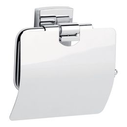 Toilettenpapierhalter Tesa, chrome, B:13,5cm H:15,5cm L:8,5cm, Toilettenpapierhalter