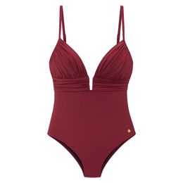 Lascana Badeanzug Damen Gr&ouml;&szlig;e S/M bordeaux