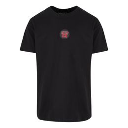 T-Shirt MisterTee "MisterTee Herren Ballin 23 Patch Tee", Damen, Gr. XL, schwarz, 100% Baumwolle, bedruckt, normal, Rundhals, Shirts T-Shirt