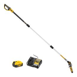 Set Dewalt Akku-Hochentaster 18V + Akku 5Ah + Ladeger&auml;t 4A (DCMPS567P1-QW)