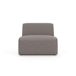 Sessel OTTO HOME "Merid Sofa-Mittel-Element, Breite: 84 cm", braun (taupe), B:84cm H:70cm T:97cm, 100% Polyester, Sessel, Sessel, als Modul oder separat verwendbar, f&uuml;r individuelle Zusammenstellung