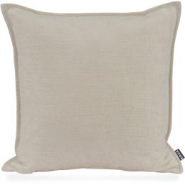 HOCK Dekokissen H.O.C.K. "Lucky", beige (ecru, unifarben), B:45cm H:10cm L:45cm, Polyester, Dekokissen_Sitzkissen_Kissenh&uuml;llen, Sofakissen inkl. F&uuml;llung, 70x40cm, einfarbig, creme ecru, Dekokissen