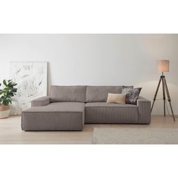 Ecksofa Home Affaire, B:267cm H:85cm T:167cmtaupe, 100% Polyester, Wohnzimmer, Sofas, "SHERWOOD L-Form, 267 cm - OTTO. Verl&auml;ssliche Qualit&auml;t.",