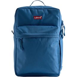 Levi's Cityrucksack LEVI'S "Levi's L-Pack Standard Backpack", Damen, Gr. B/H/T: 26,5cm x 40,5cm x 13cm, blau (star sapphire), Obermaterial: 100% Polyester, Rucksäcke Cityrucksack, Freizeitrucksack, Arbeitsrucksack Schulrucksack