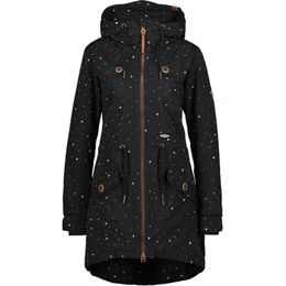 alife and kickin Winterjacke ALIFE & KICKIN "Damen CharlotteAK B", Damen, Gr. L, schwarz (moonless), 100% Polyester, Jacken Winterjacke