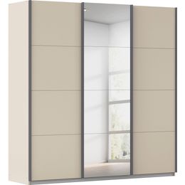 Schwebetürenschrank Rauch "Kleiderschrank Schrank OTTO´S CHOICE Garderobe AGORDO", beige (beige (champagner)), B:203cm H:210cm T:62cm, Holzwerkstoff, Schränke, Schwebetürenschrank, Top Innenausstattung, in 4 Breiten und 2 Höhen MADE IN GERMANY, Topseller