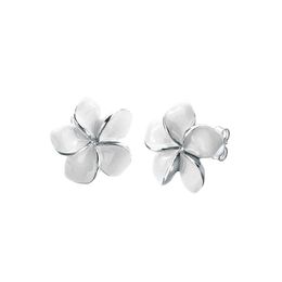 Elli Earrings 'Frangipani Bl&uuml;te' female Silver size One Size
