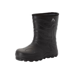 Gummistiefel McKINLEY "Rock Jr", M&auml;dchen, Gr. 34, schwarz, Schuhe Gummistiefel, gef&uuml;ttert