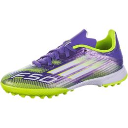 Adidas F50 LEAGUE TF J Fu&szlig;ballschuhe Kinder - Gr&ouml;&szlig;e 38 2/3 - lila