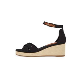 Tommy Hilfiger Sandale Damen Gr&ouml;&szlig;e 36 karamell / schwarz
